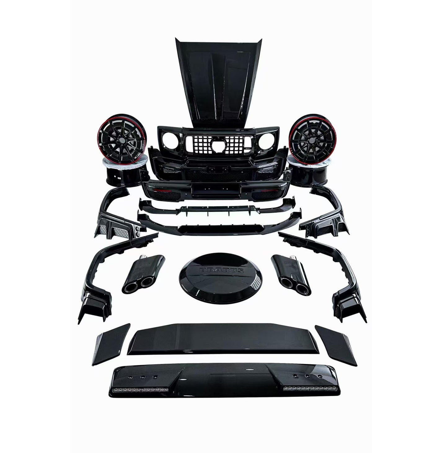 G Class Brabus 900 Body Kit for 2018-2024 Mercedes G Class G63 G550 ...