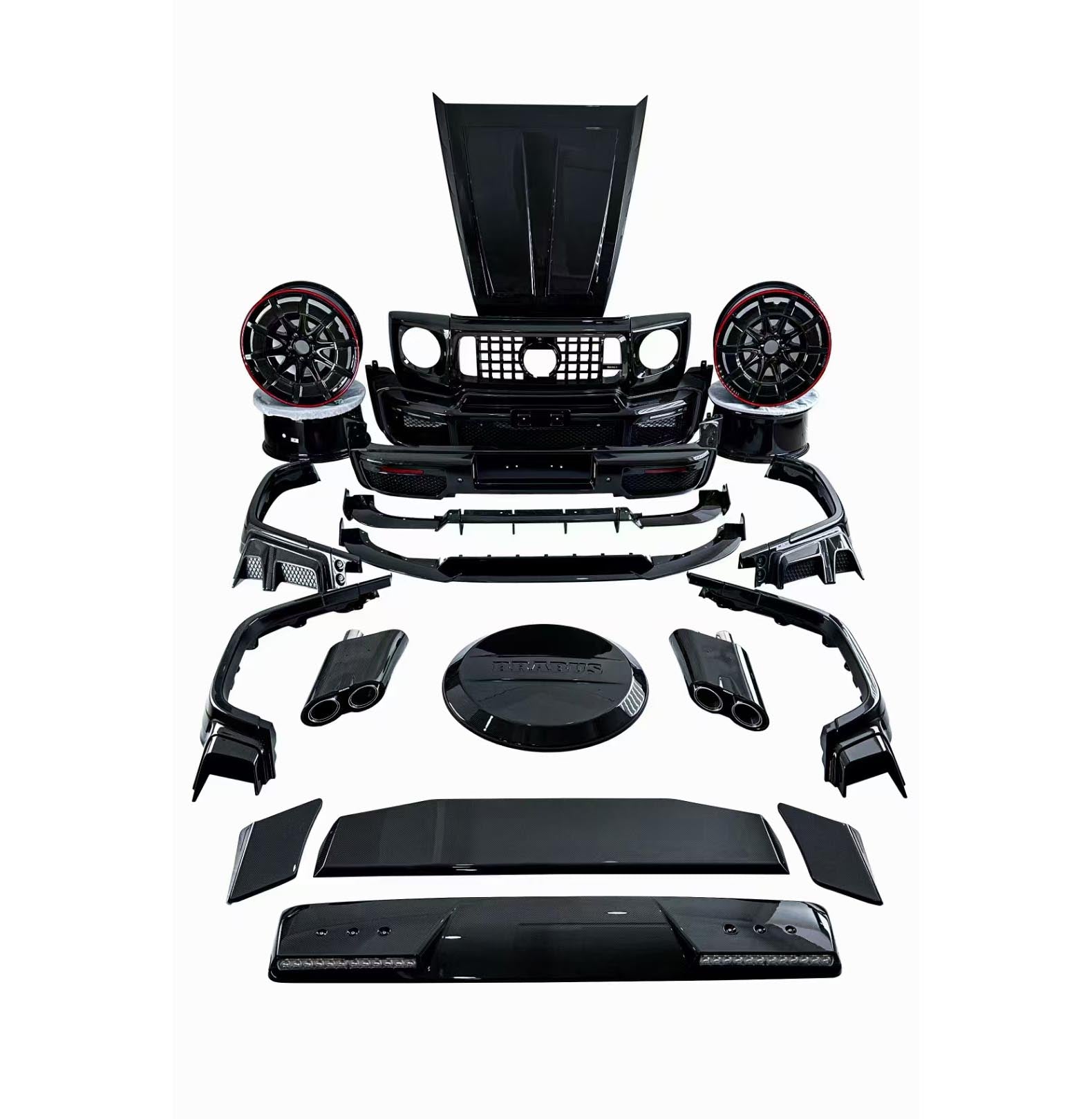 G Class Brabus 900 Body Kit for 2018-2024 Mercedes G Class G63 G550 ...